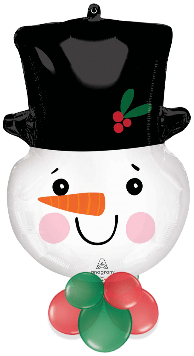 Jolly Snowman Balloon Delivery - Balloon Monkey