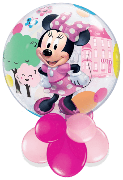 Minnie Mouse Bubble Balloon Delivery - Balloon Monkey