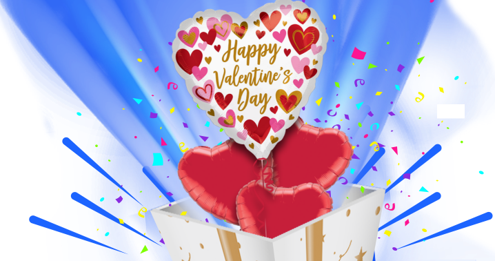 Helium Balloons Delivered - Inflated Balloon Gifts - Next Day Delivery